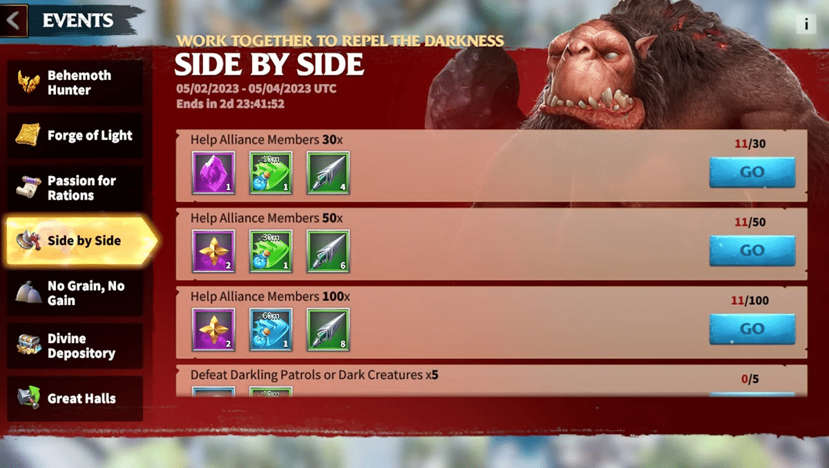 Call Of Dragons Side By Side Event Guide - Theria Games