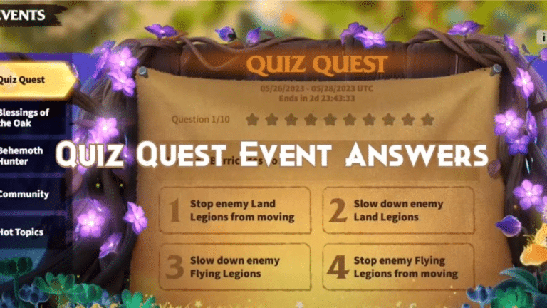 5 Tips To Master The Quiz Quest Event In Call Of Dragons And Maximize ...