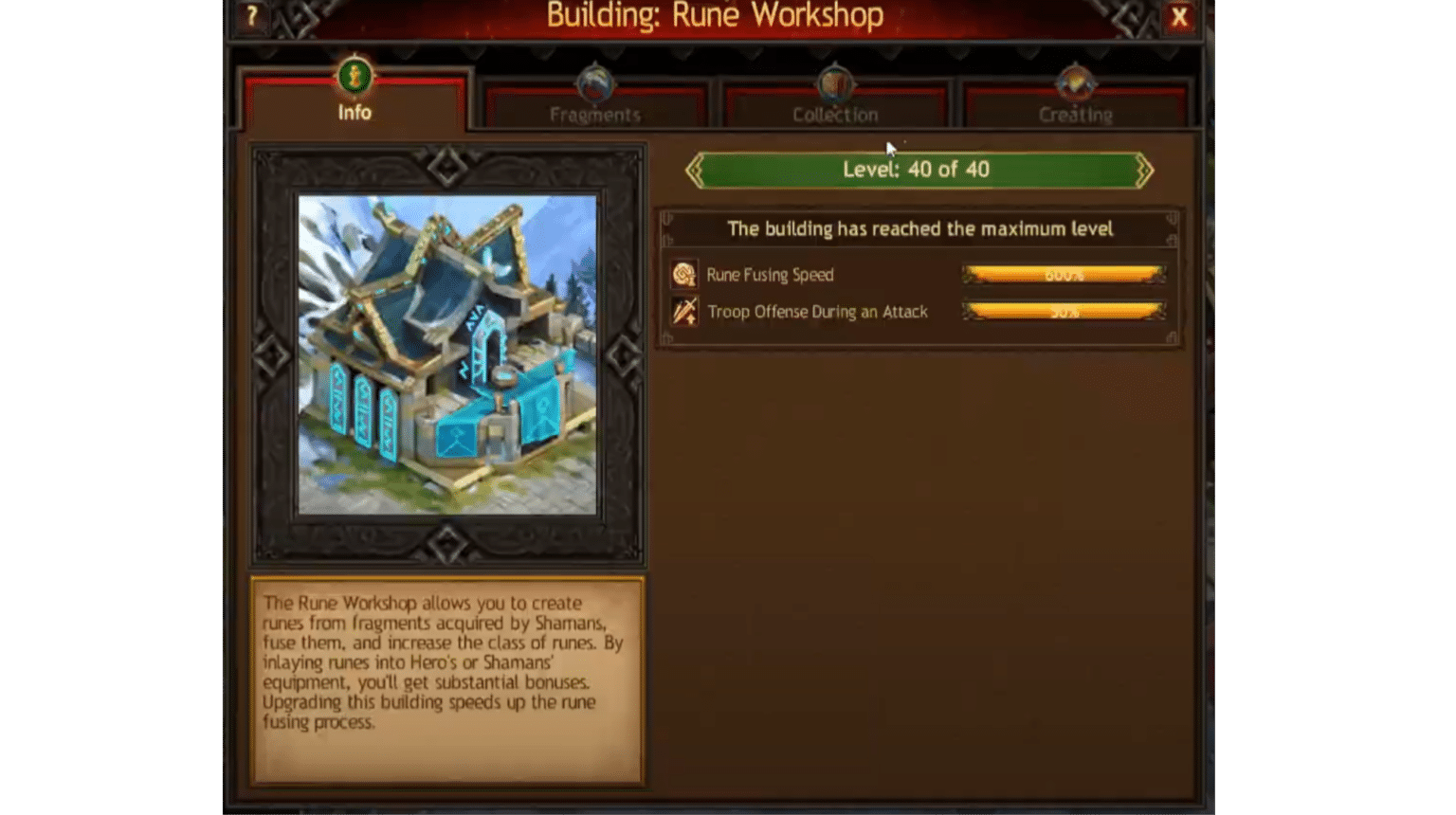 Vikings War Of Clans Rune Workshop Guide