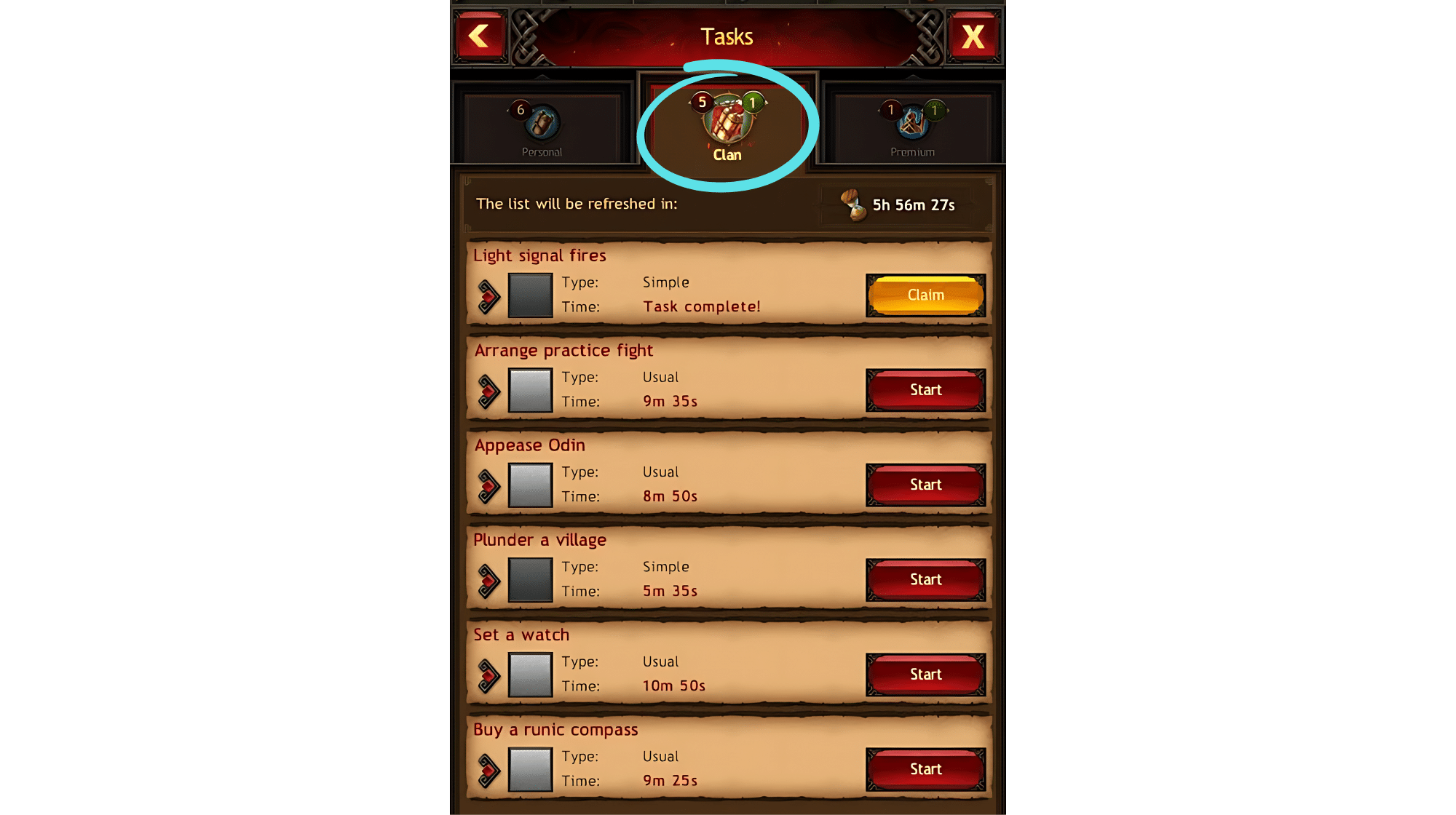 Vikings War Of Clans Task Guide - Theria Games