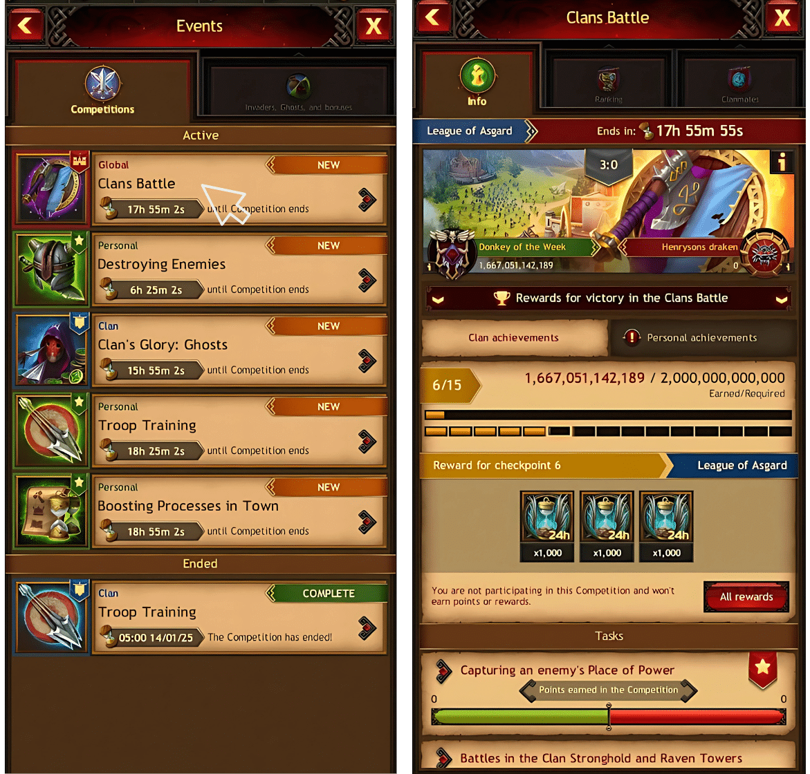 Vikings War Of Clans The Clans Battle Guide
