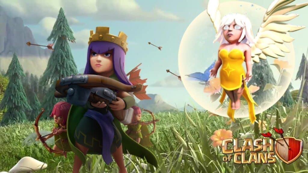 Clash Of Clans Cách Đi Bộ Của Nữ Hoàng - Theria Games