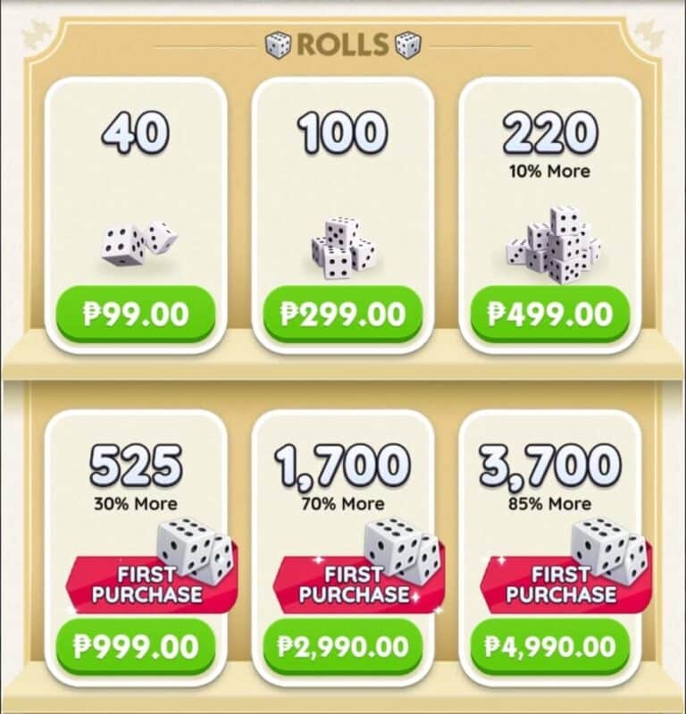 Monopoly Go Store Guide - Theria Games