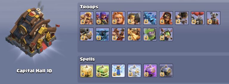 Clash Of Clans Clan Capital Troops Guide - Theria Games