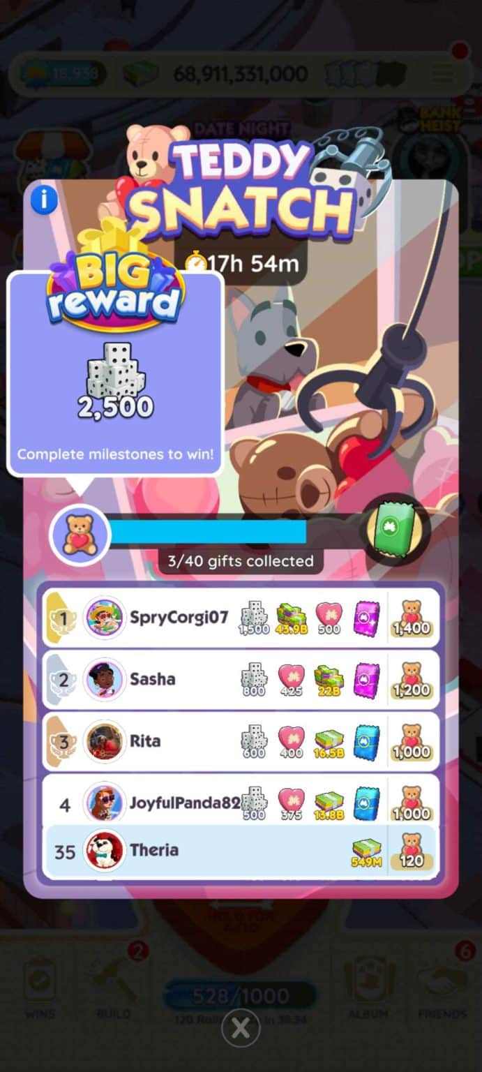 Monopoly Go Teddy Snatch Guide - Theria Games