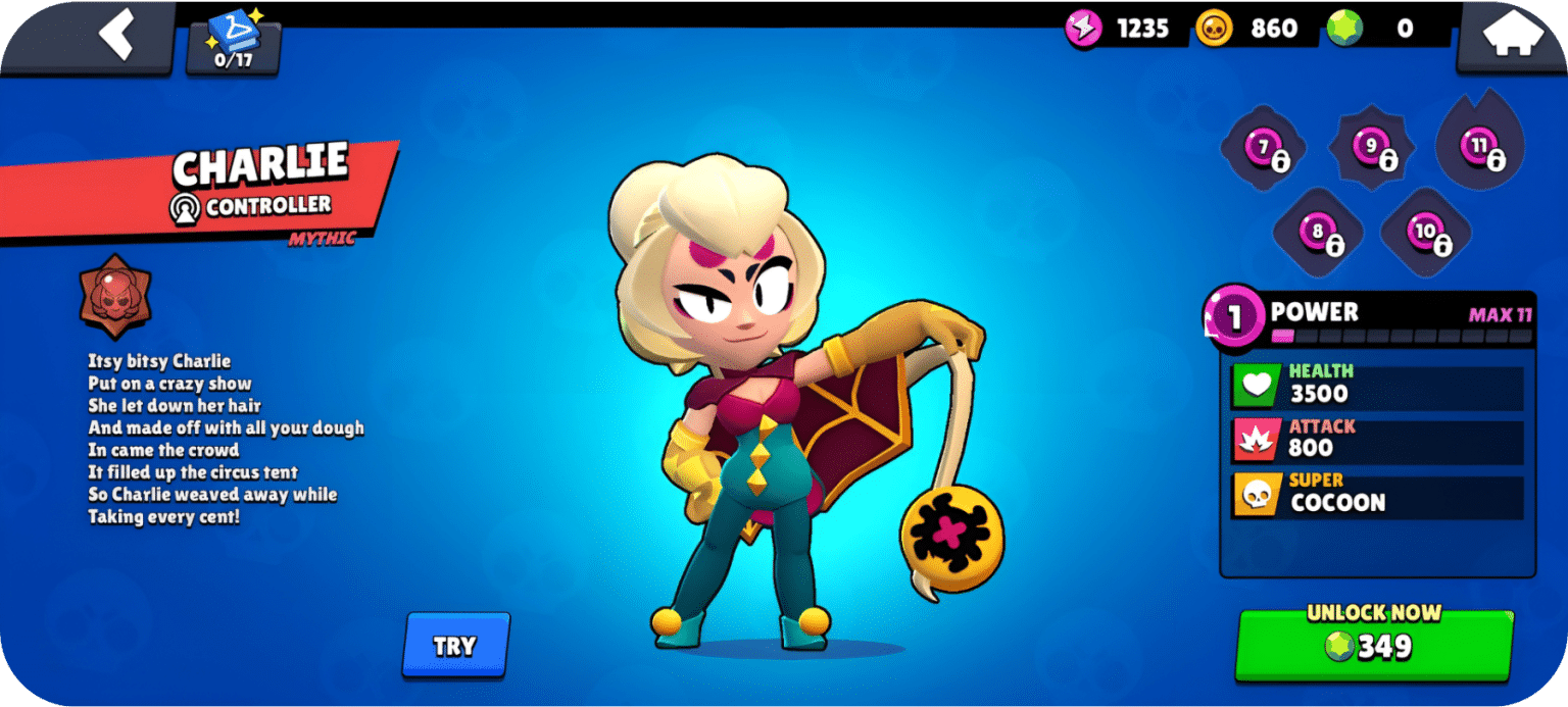 Guía de Charlie en Brawl Stars