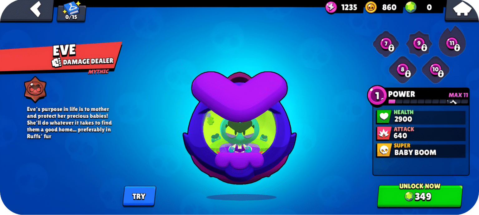 คู่มือเกม Brawl Stars Eve