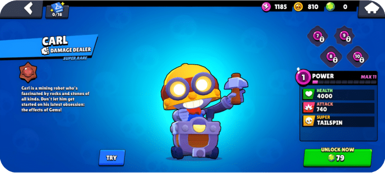 Guía de Carl en Brawl Stars