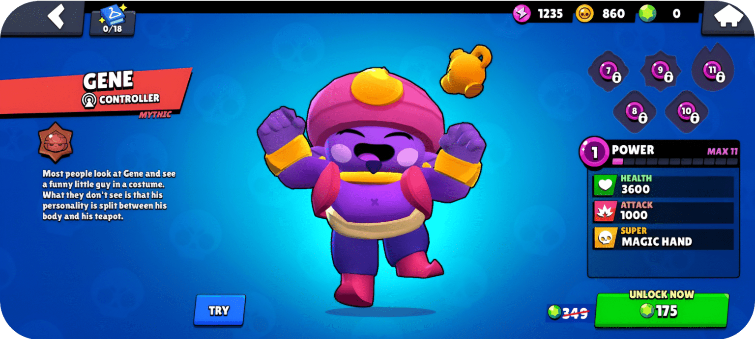 Brawl Stars Gene Guide