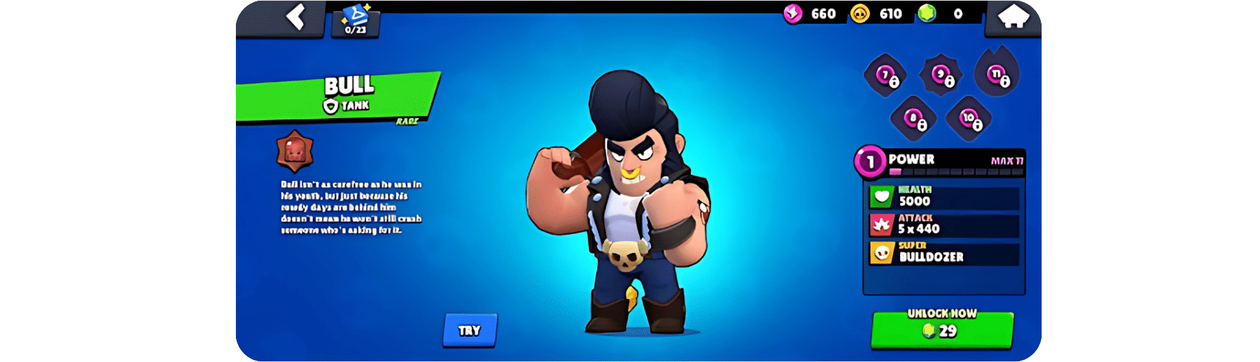 Brawl Stars Bull Guide