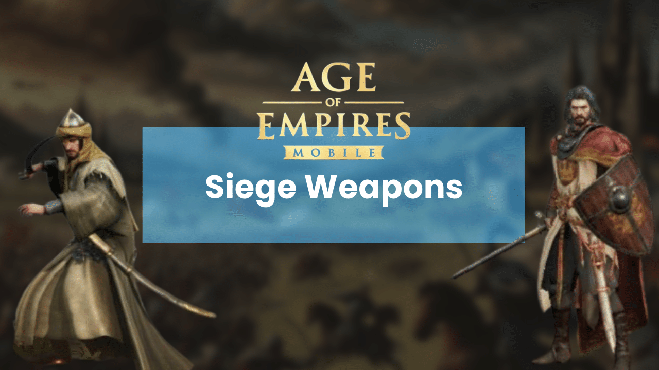 Age Of Empires Mobile Siege Armas - Theria Games