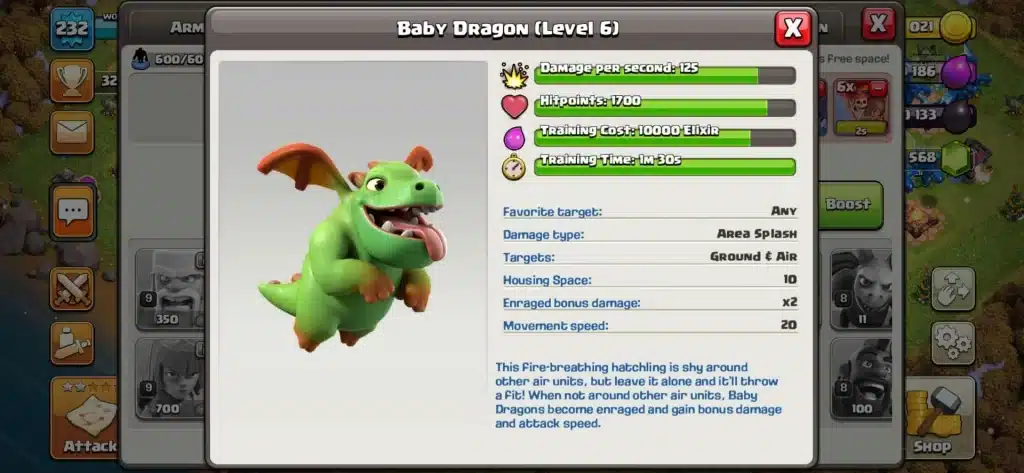Clash Of Clans Baby Dragons Detailed Guide - Theria Games