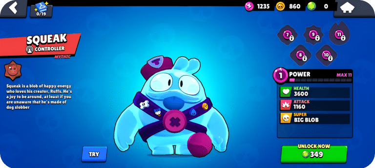 Guia de Squeaks do Brawl Stars
