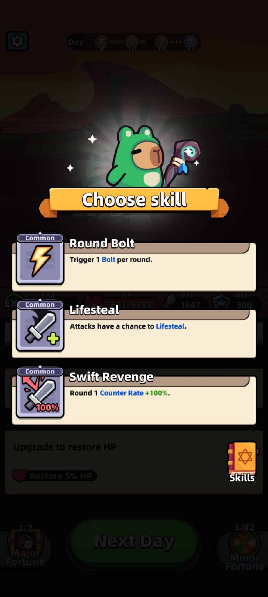 Capybara Go Mythic Skills List - Theria Games