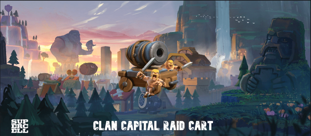 Clash Of Clans Clan Capital Raid Cart - Theria Games