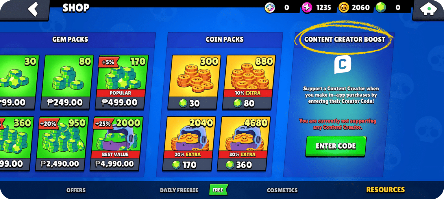 Brawl Stars-codes