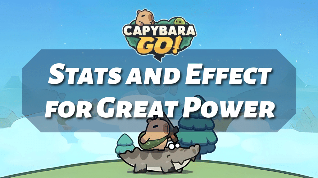Capybara Go Wiki - Theria Games