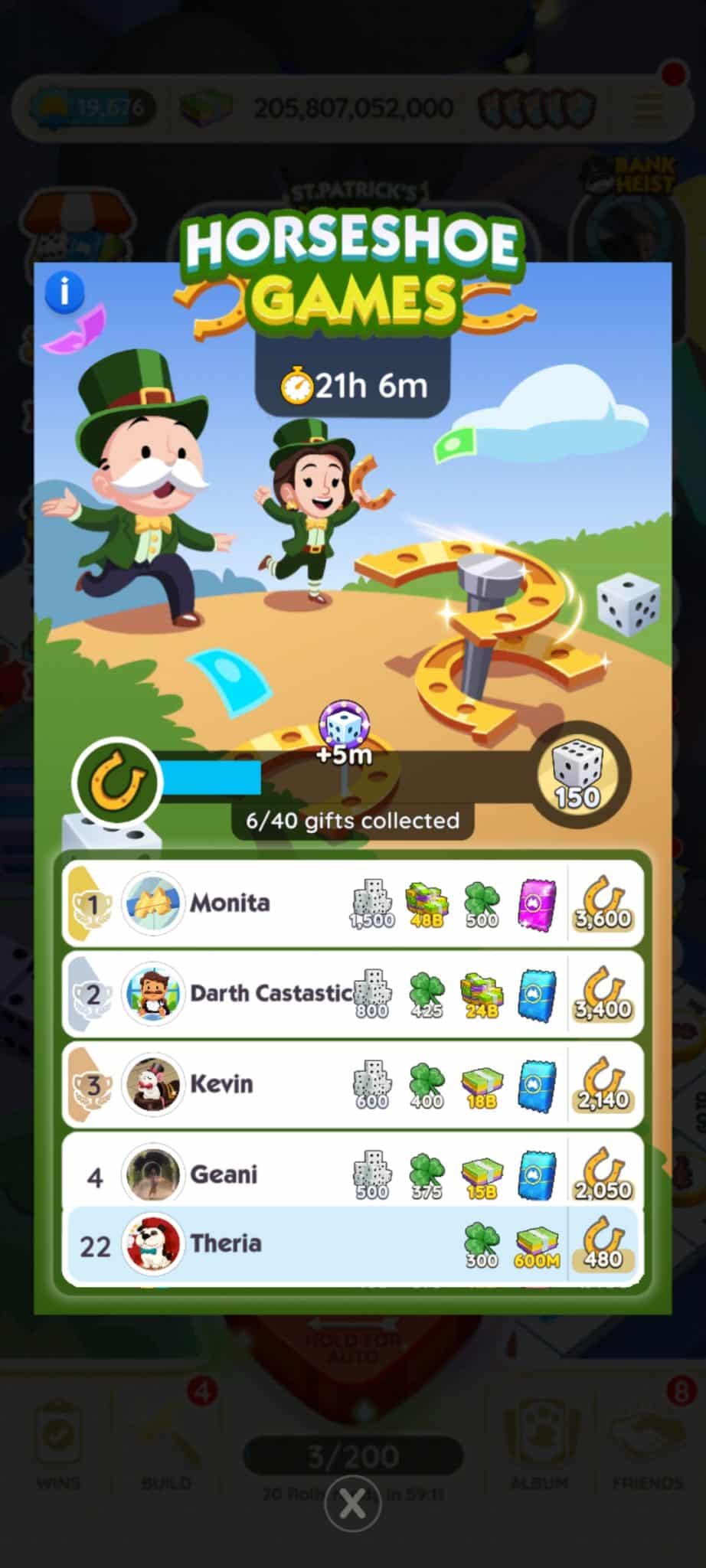 Monopoly Go Horseshoes Games Mar 16 - Theria Games