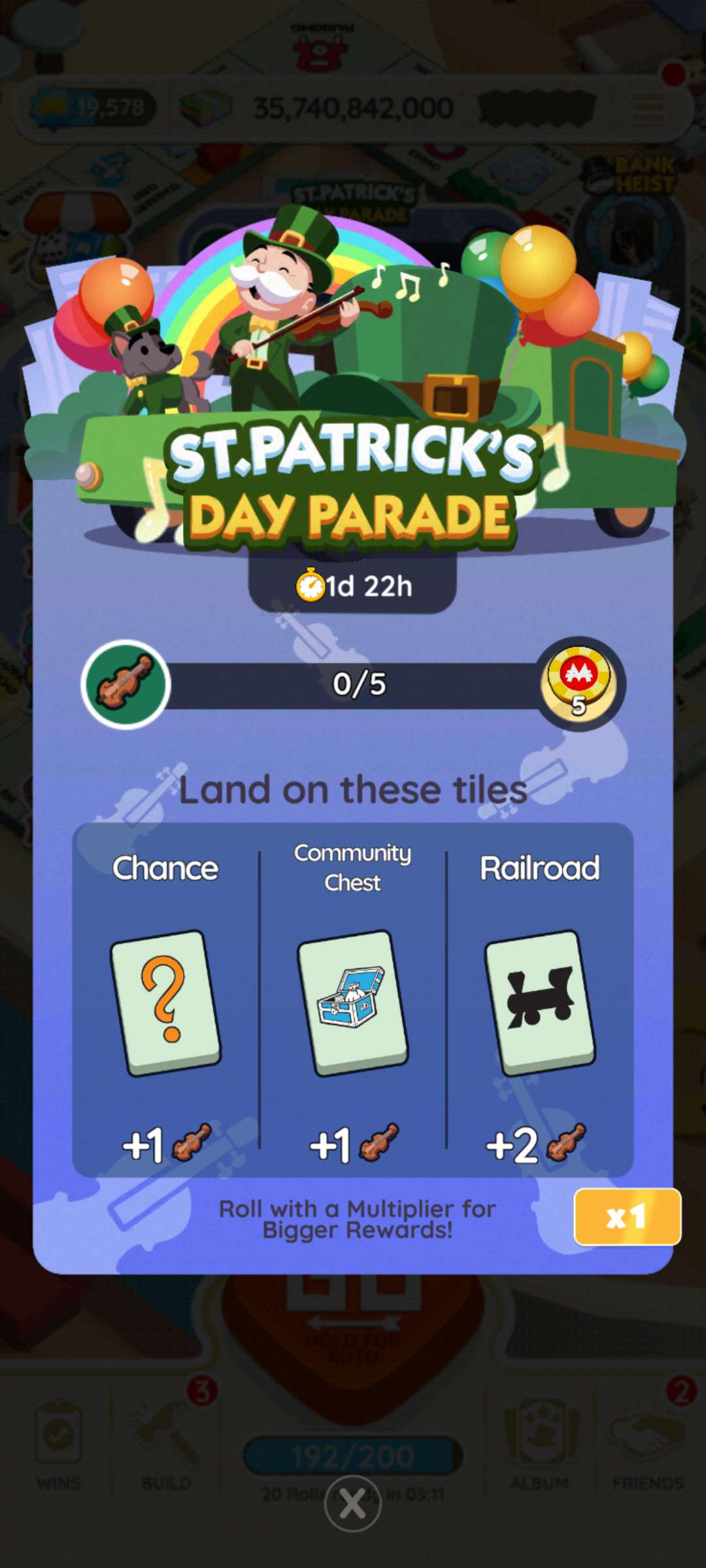 Monopoly Go St Patrick's Day Parade - Theria Games