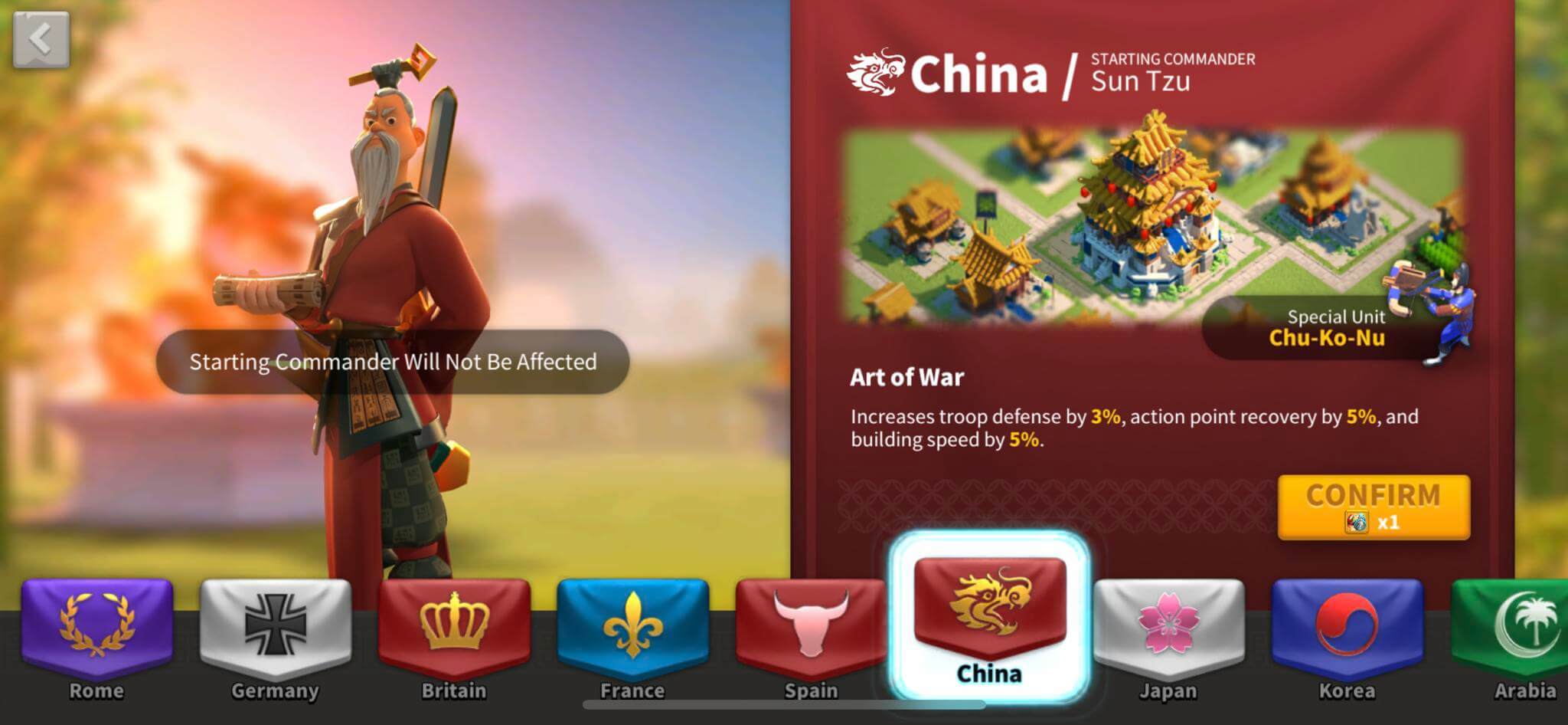 Rise Of Kingdoms China Civilization - Theria Games