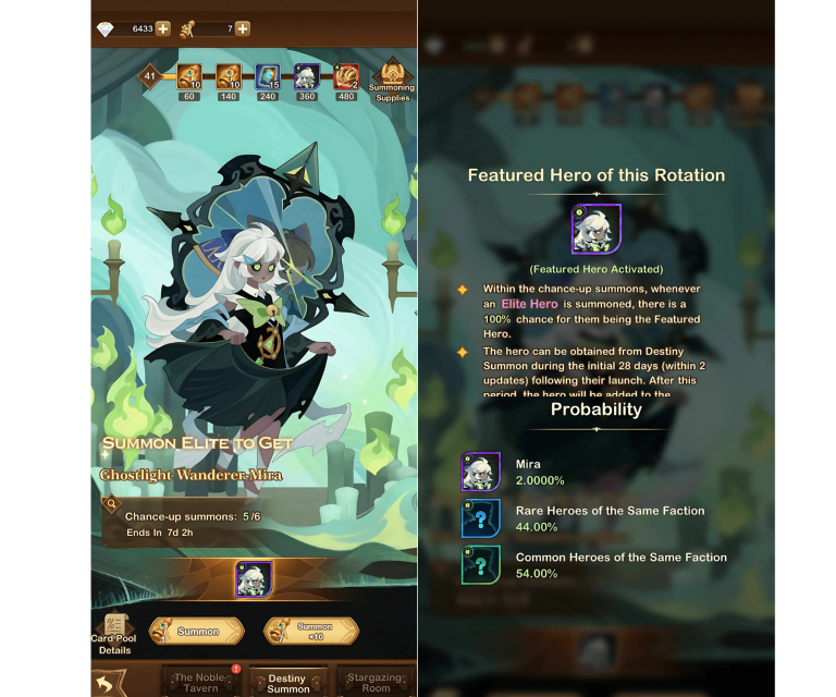 AFK Arena Destiny Summon Scroll Guide