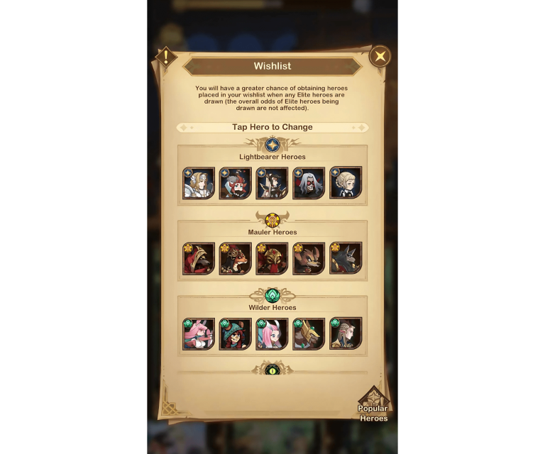 AFK Arena Common Hero Scroll Guide