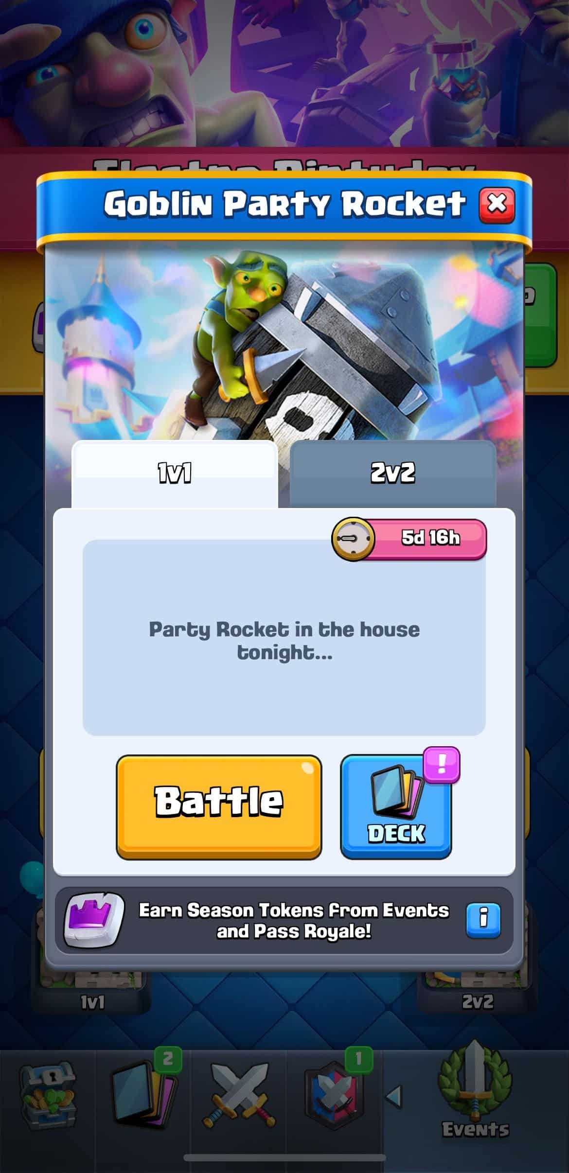 Clash Royale Goblin Party Rocket Challenge Guide - Theria Games