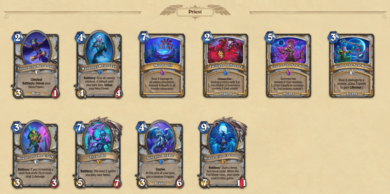 Hearthstone Priest Class Guide - Theria Games