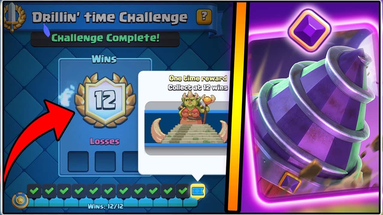Clash Royale Drillin Time Challenge - Theria Games