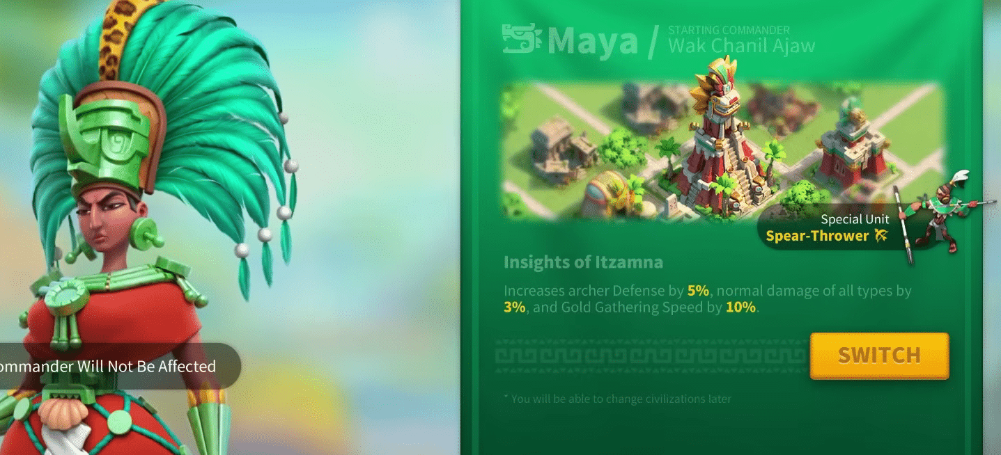Rise Of Kingdoms Maya Civilization - Theria Games