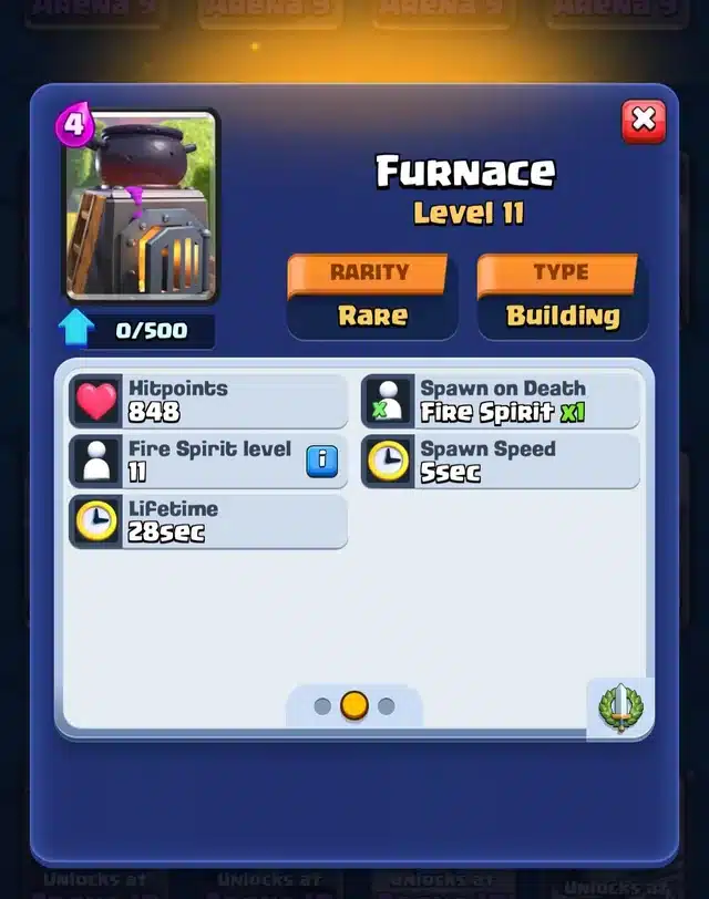 Clash Royale Furnace Guide - Theria Games