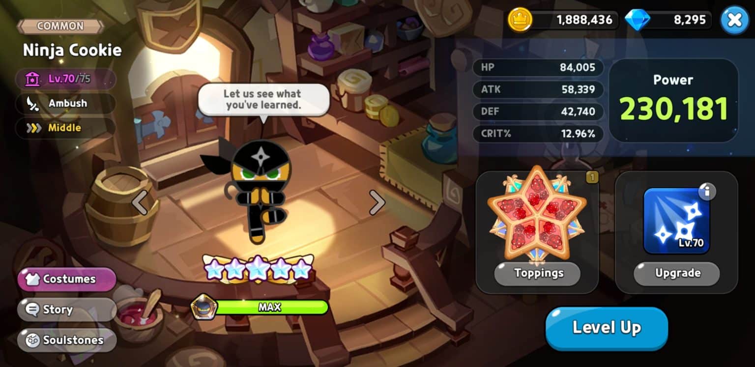 Cookie Run Kingdom Ninja Cookie - Theria Games