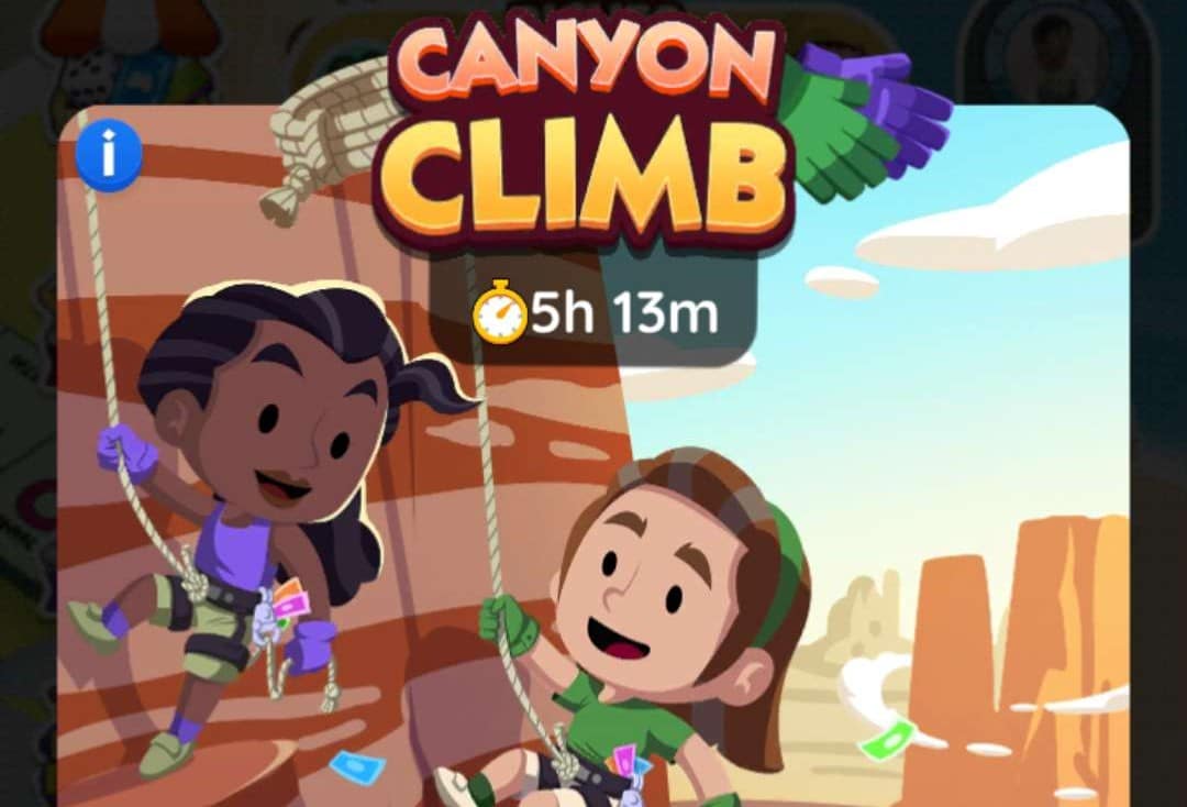 Monopoly Go Canyon Climb (March 31) - Theria Games