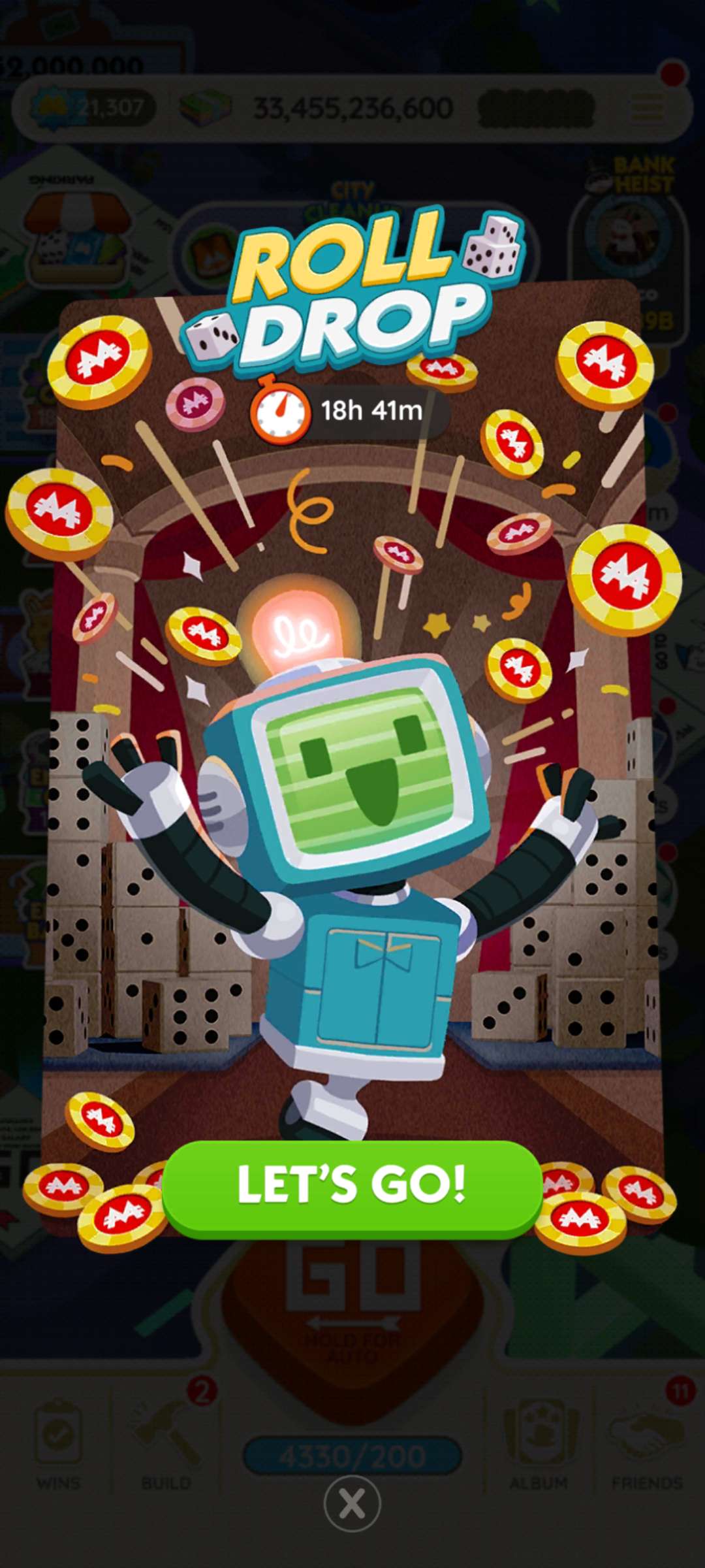Monopoly Go Roll Drop (21 เมษายน) - Theria Games