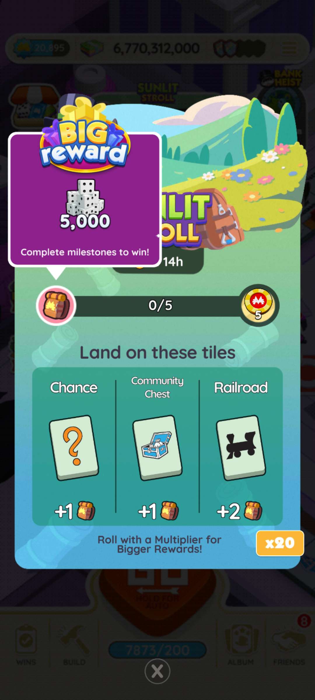Monopoly Go Sunlit Stroll (April 13) - Theria Games