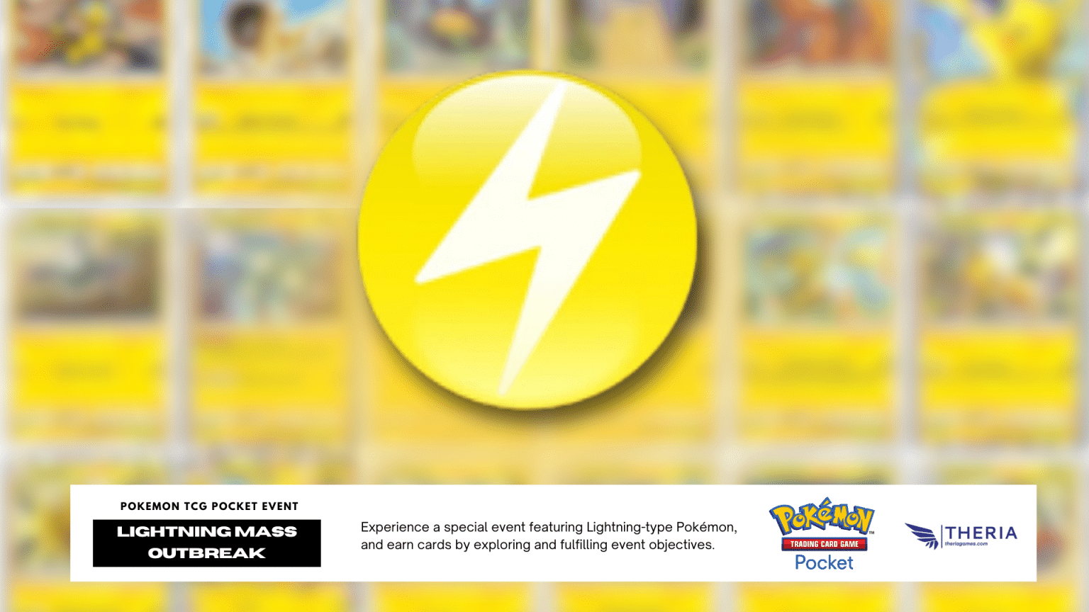 Pokemon TCG Pocket Lightning Mass Outbreak - Theria Games