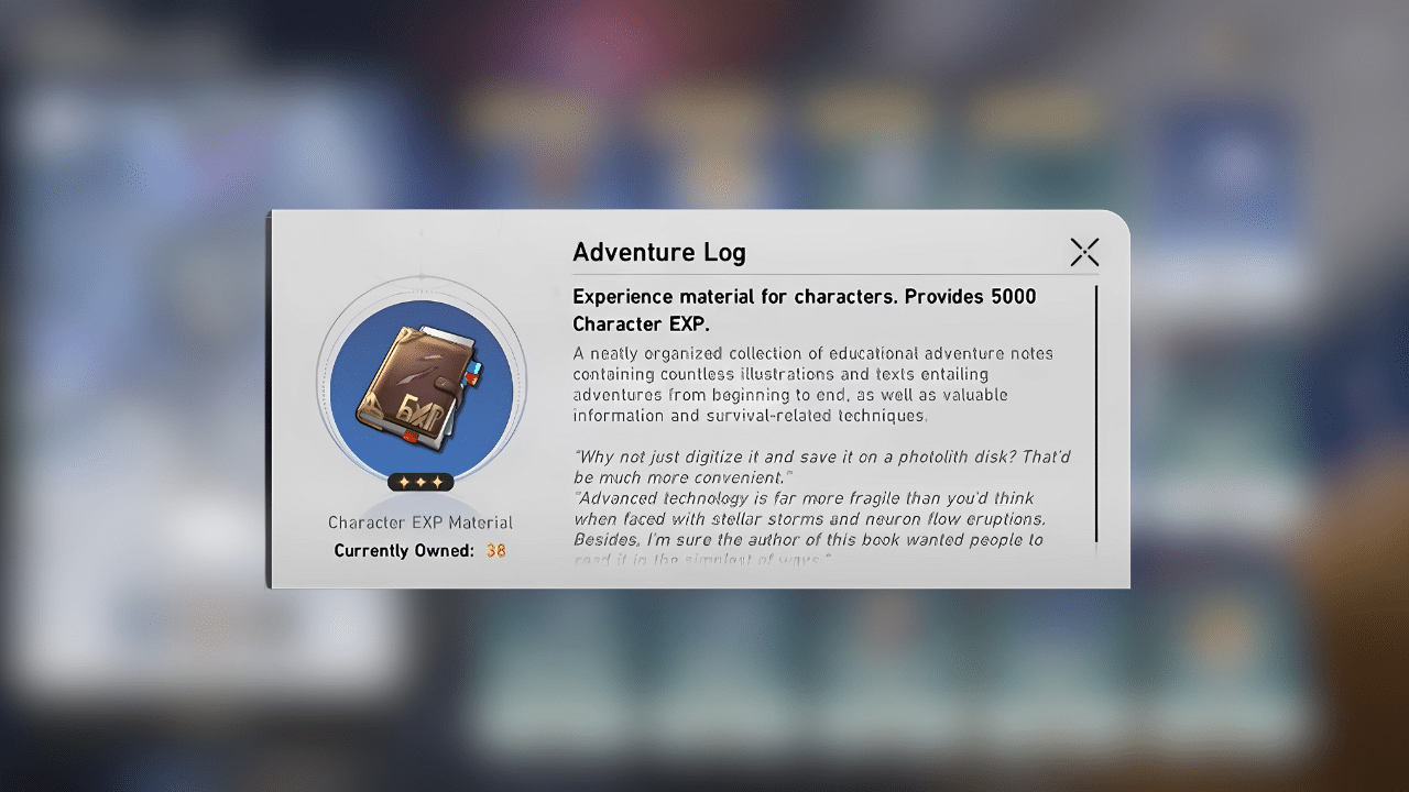 Honkai Star Rail Adventure Log Guide