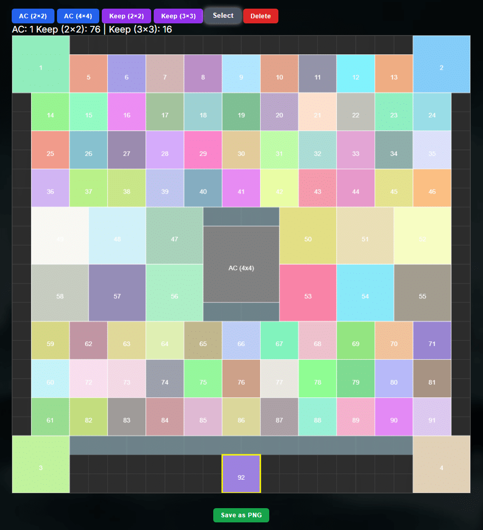 Evony Alliance City Layout Tool - Theria Games