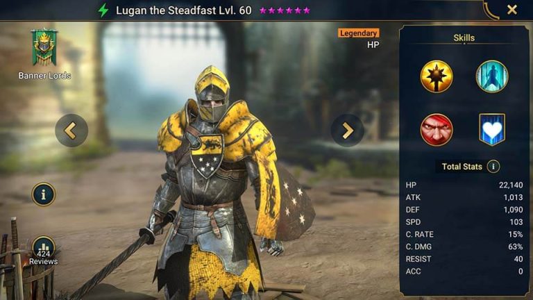 Raid Shadow Legends Lugan The Steadfast Guide - Theria Games