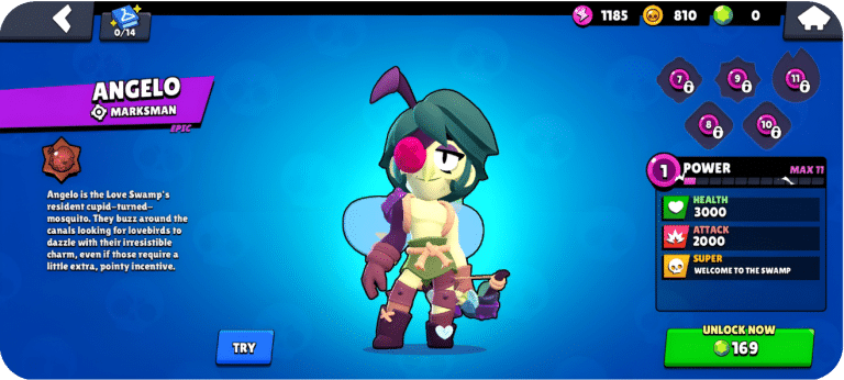 Guía de Angelo en Brawl Stars