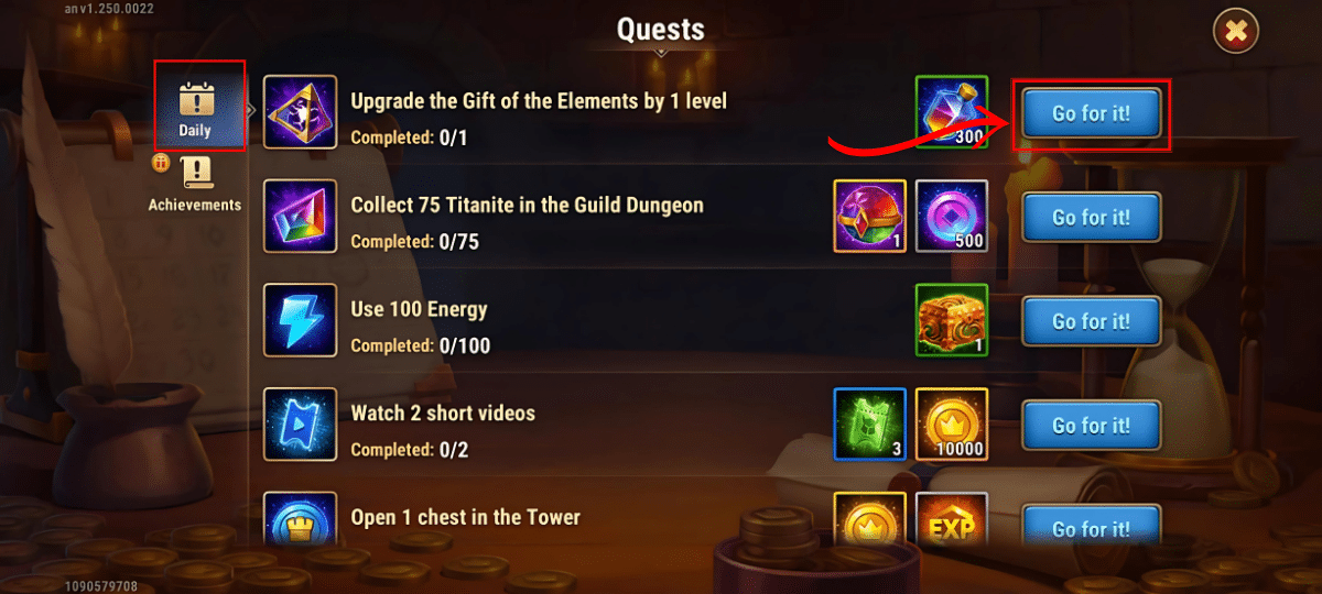 Hero Wars Alliance Quests Guide