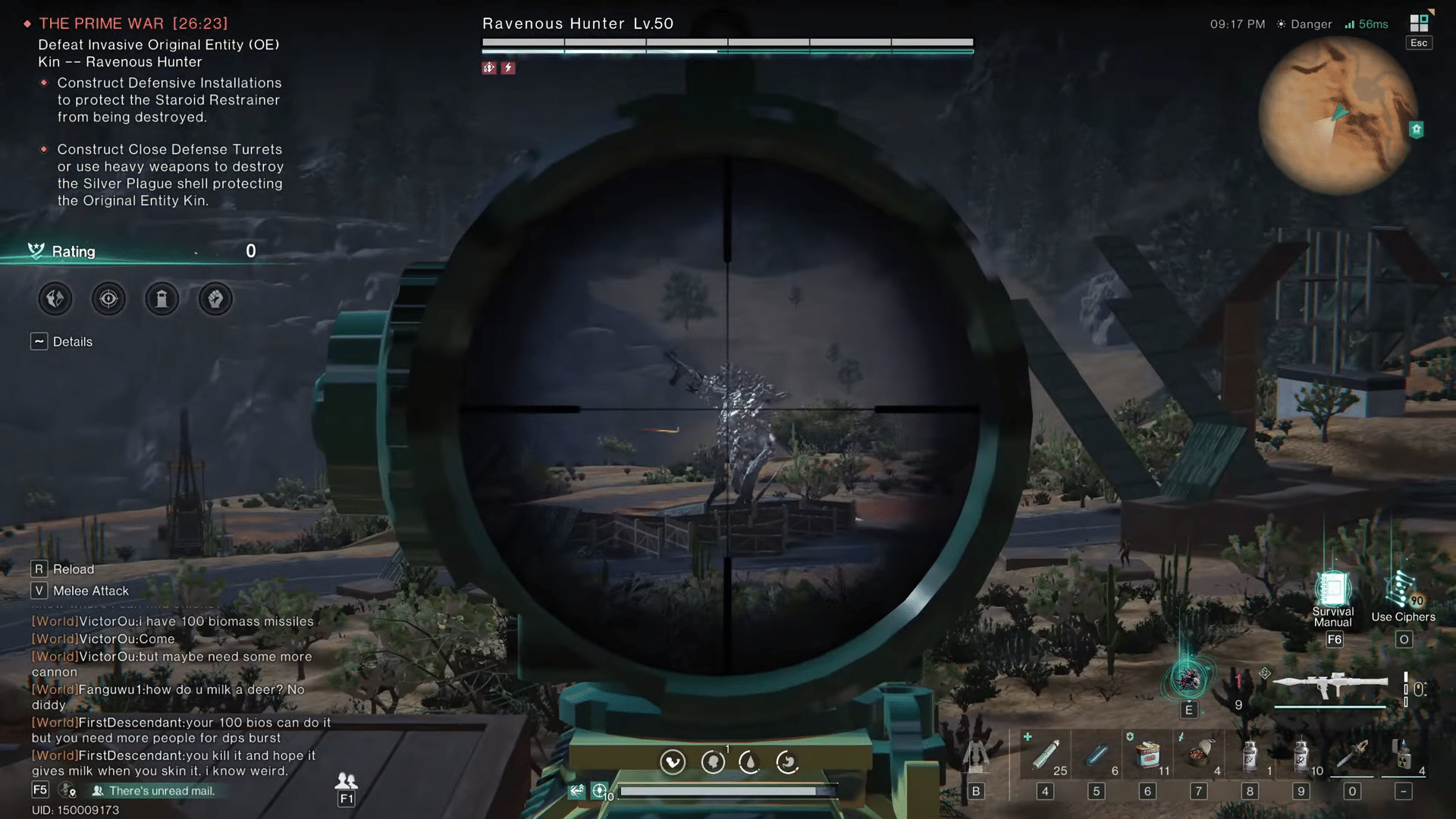 Once Human RPG7 Rocket Launcher - Theria Games