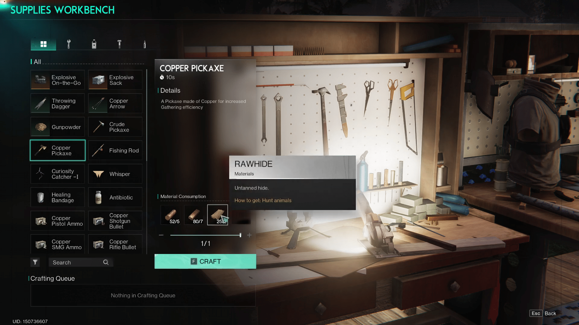 Once Human Copper Pickaxe - Theria Games